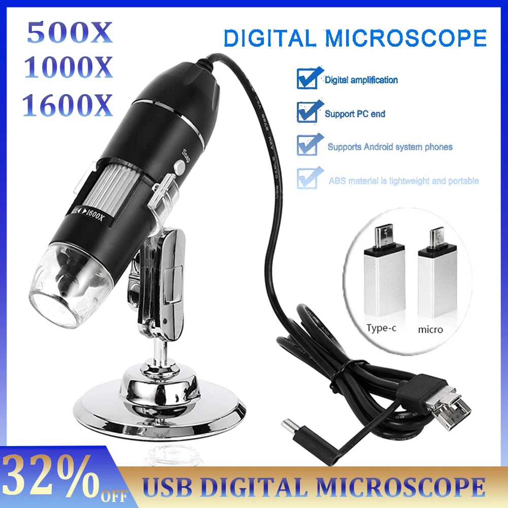 Microscopio-Digital-USB-con-soporte-ajustable-c-mara-de-inspecci-n-HD ...
