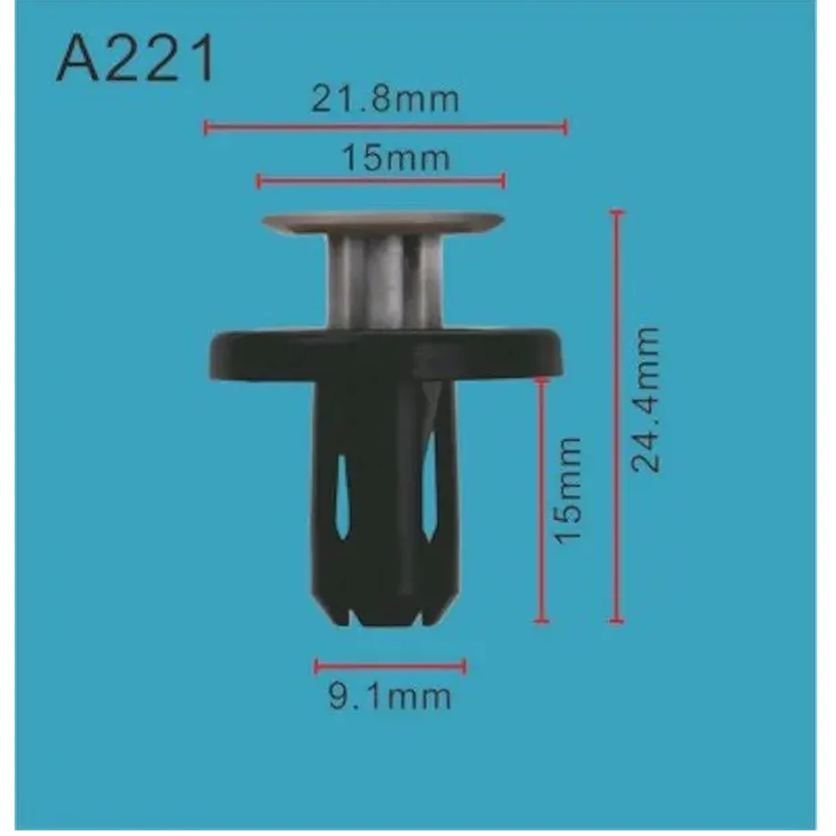 QTY-100-Bumper-Engine-Under-Cover-Push-Type-Clips-For-Toyota-RAV4 ...