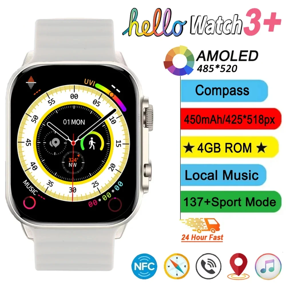 Hello-Clock-reloj-inteligente-3-Plus-para-hombre-y-mujer-Pulsera ...