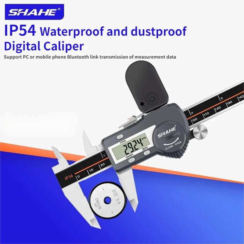 SHAHE-Digital-Caliper-0-150-200-300mm-IP54-Waterproof-and-Dustproof ...
