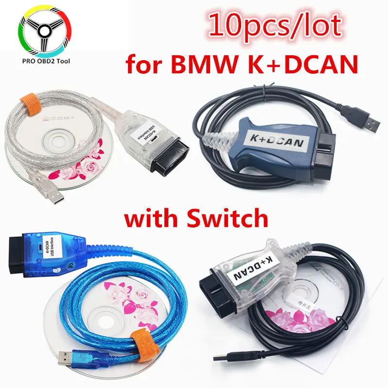 10pcs-for-BMW-K-DCAN-New-Switch-IN-PA-K-CAN-FTDI-OBD2-USB-Diagnostic ...