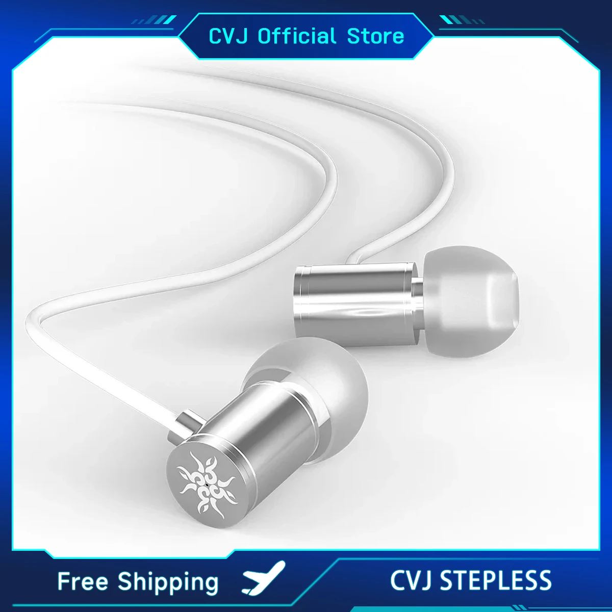 CVJ-Stepless-Headphones-High-performance-Earphones-IEMS-Metal-Cavity ...