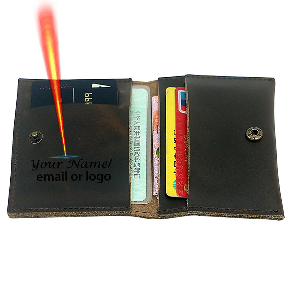 Personalised Credit Card Holder Wallet with Names Credit Card Wallet ...