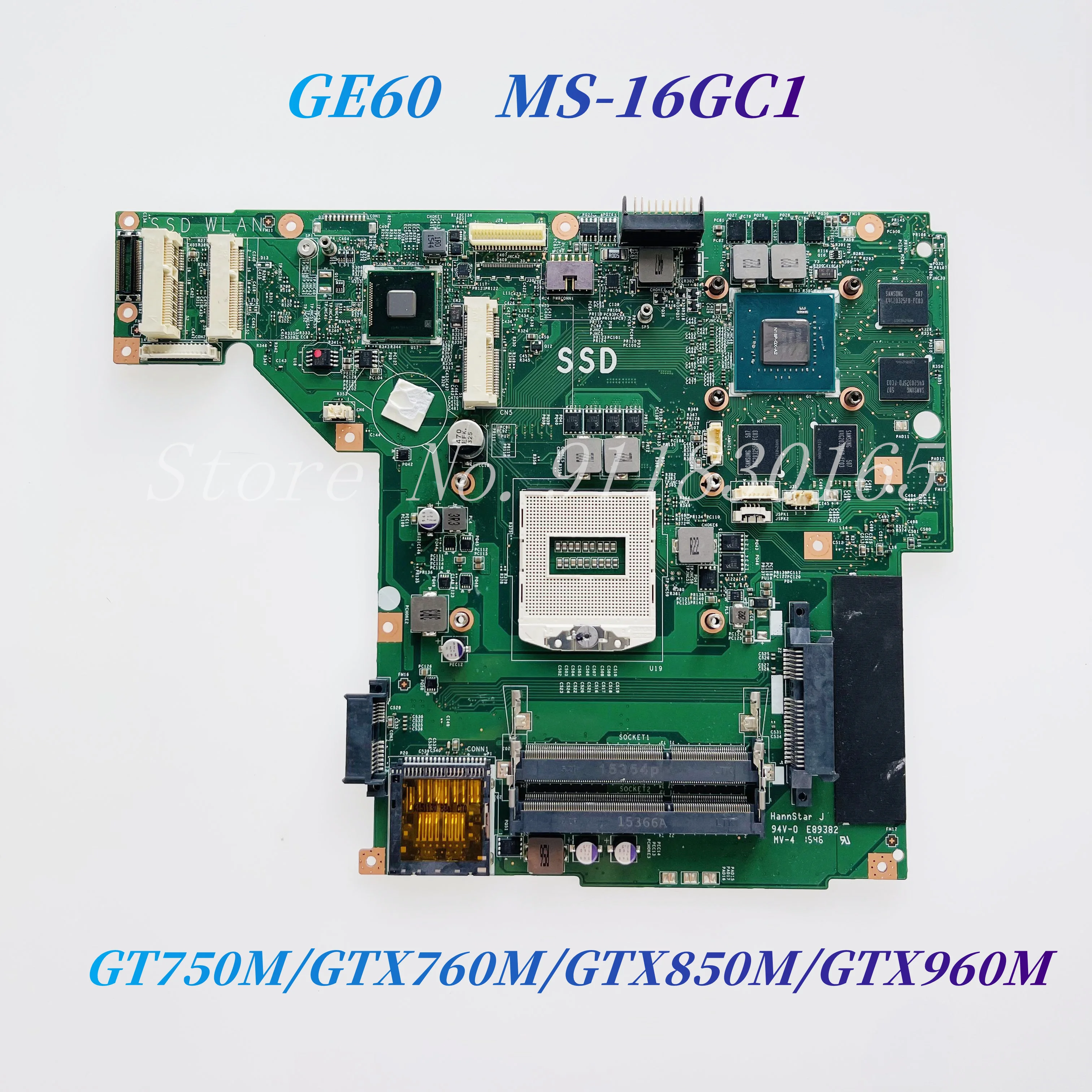 For-MSI-GE60-Laptop-Motherboard-MS-16GC1-MS-16GC-Motherboard-With ...