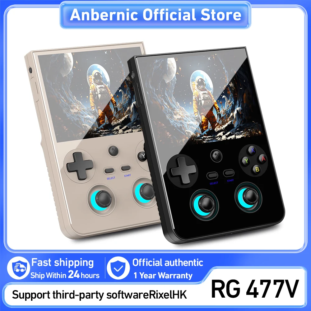 ANBERNIC RG477V Retro Handheld Game Console 4.7-inch LTPS 64 Bit Game ...