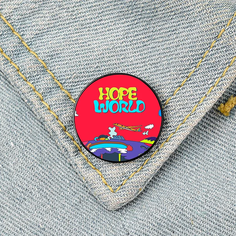 Hope-World-Printed-Pin-Custom-Funny-Brooches-Shirt-Lapel-Bag-Cute-Badge ...
