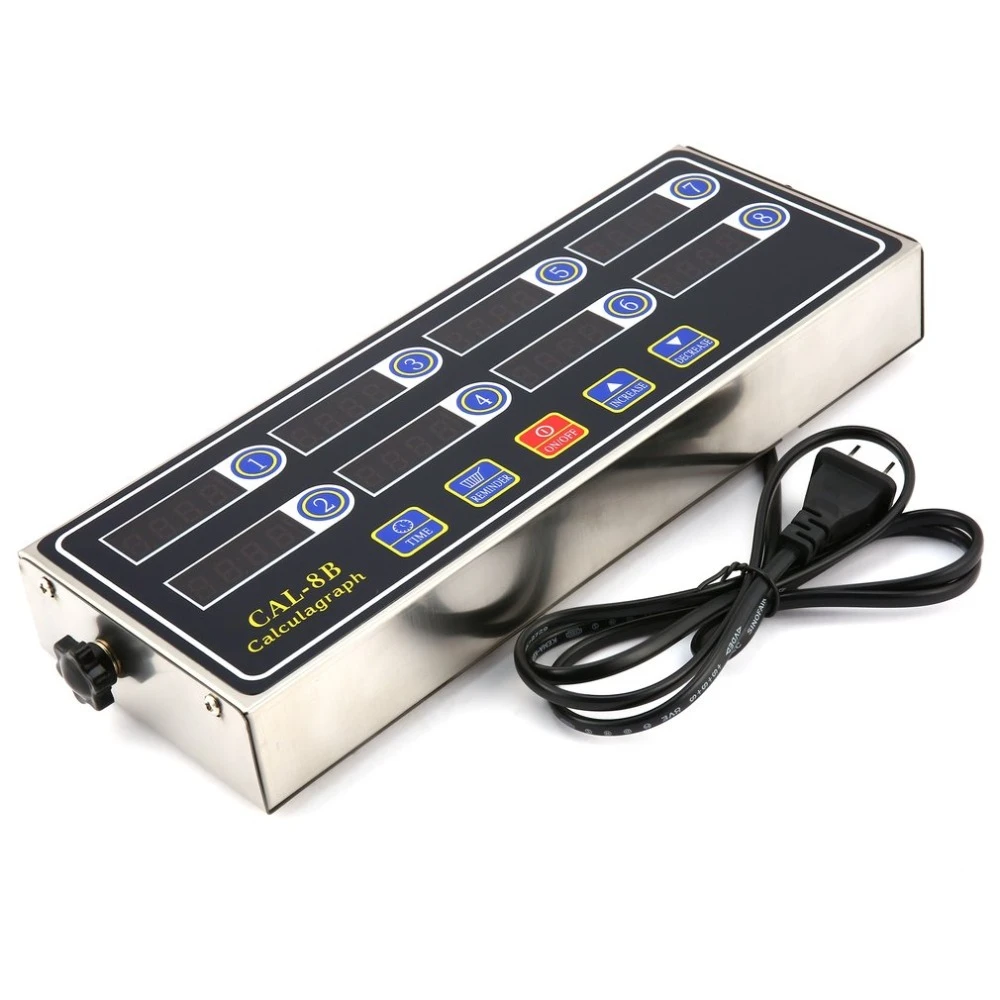 Cal-8b Portable Calculagraph 8 Channel Digital Timer Kitchen Cooking ...
