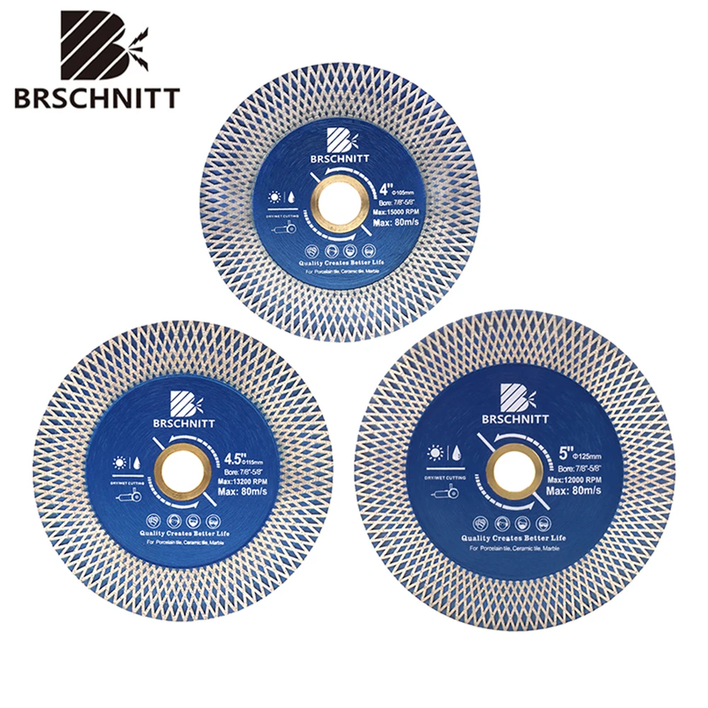 BRSCHNITT-Diamond-Saw-X-Mesh-Cutting-Disc-Grinding-Sanding-Discs-Hole ...
