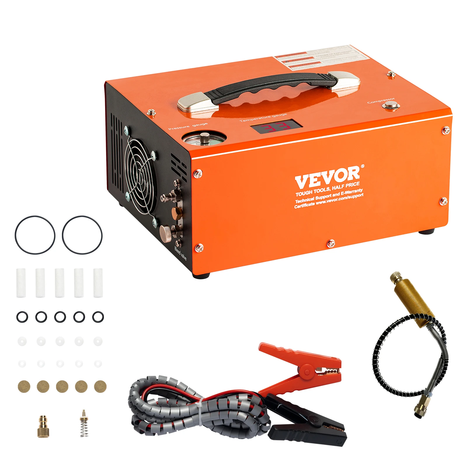 VEVOR-PCP-Air-Compressor-4500PSI-Portable-PCP-Airgun-Compressor-Auto ...