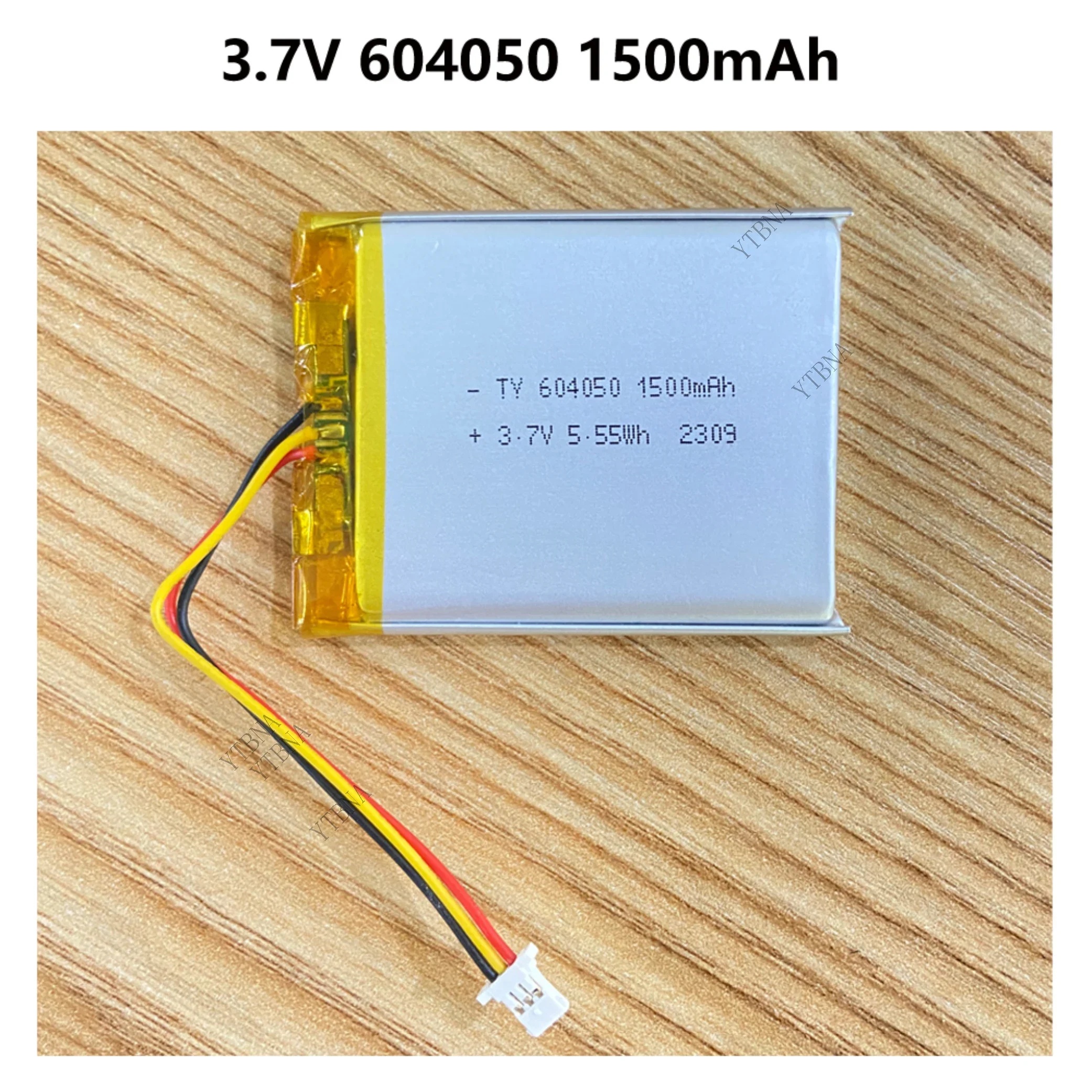 3-7V-1500mAh-604050-Lithium-Polymer-Rechargeable-Battery-With ...