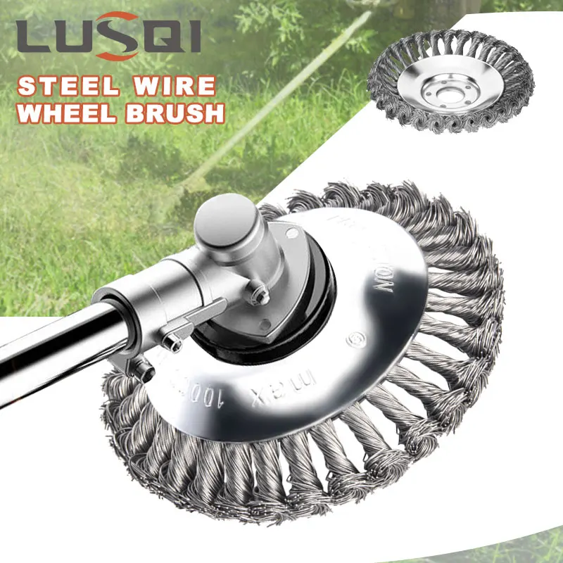 LUSQI-Grass-Trimmer-Head-Steel-Wheel-Garden-Weed-Brush-Brushcutter ...
