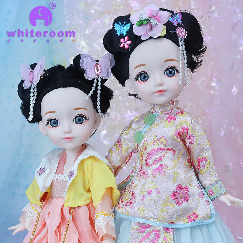 Bjd-1-6-Bjd-Doll-Blue-Eyes-Cothes-Ancient-Chinese-Clothing-Accessories ...