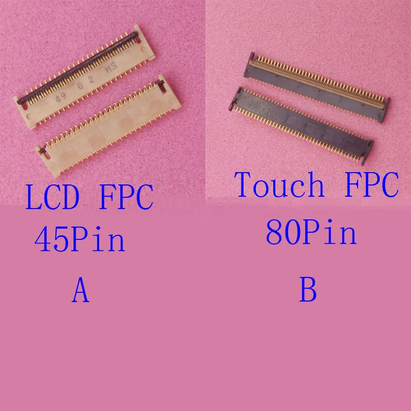 2Pcs-Touch-Digitizer-LCD-Display-Screen-FPC-Connector-Plug-For-Samsung ...