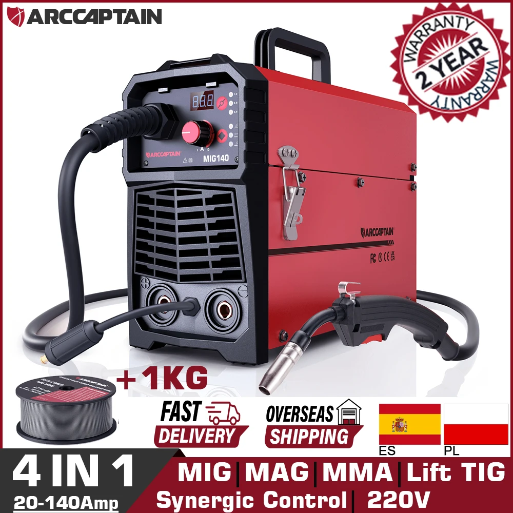 ARCCAPTAIN-Machine-Souder-MIG-4-en-1-Portable-Synergie-Soudeur-Num ...