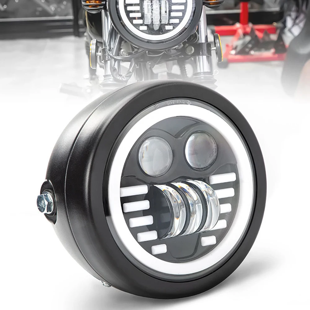 6-5-Inch-Round-Motorcycle-LED-Headlight-12V-26W-6500K-High-Brightness ...