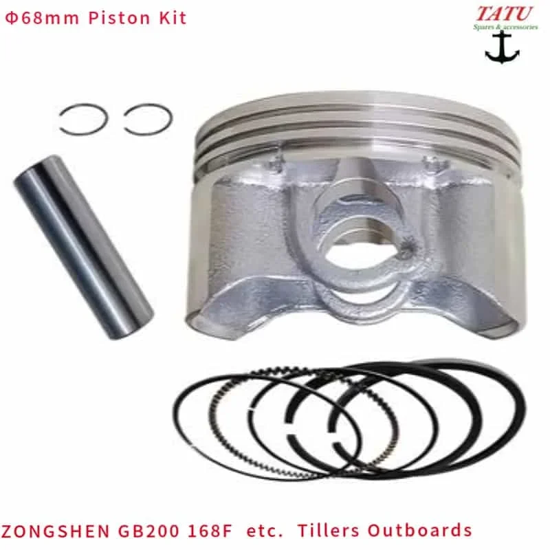 GB200-PISTON-KIT-68MM-FITS-ZONGSHEN-CHINESE-168F-170F-6-5HP-196CC-208CC ...