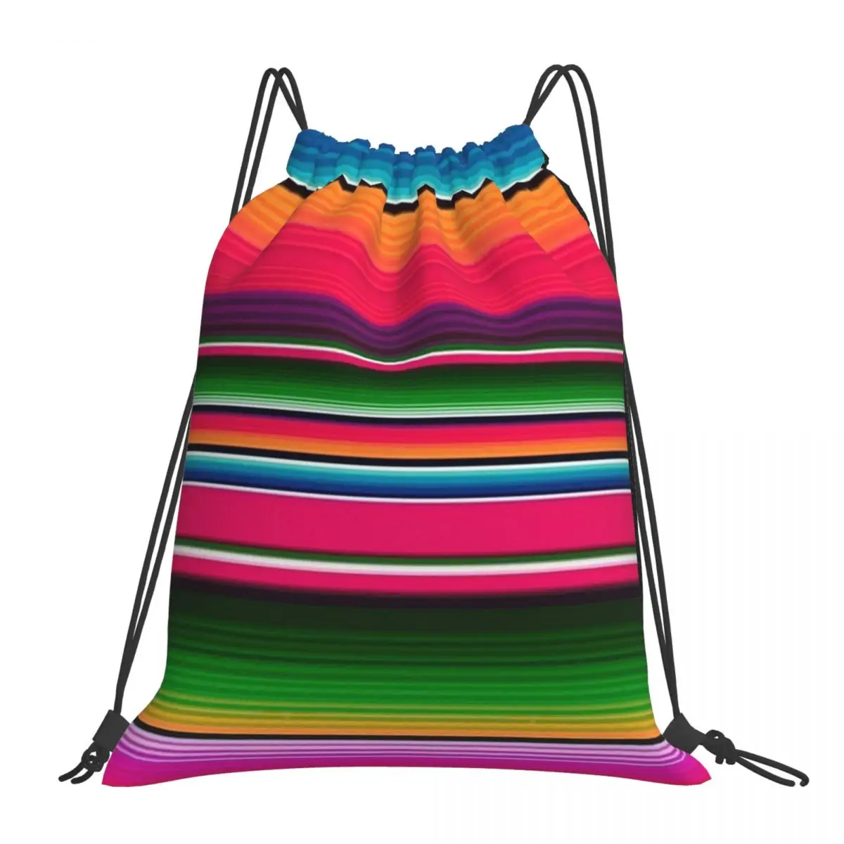 Mexican-Blanket-Striped-Fiesta-Serape-Backpacks-Fashion-Portable ...