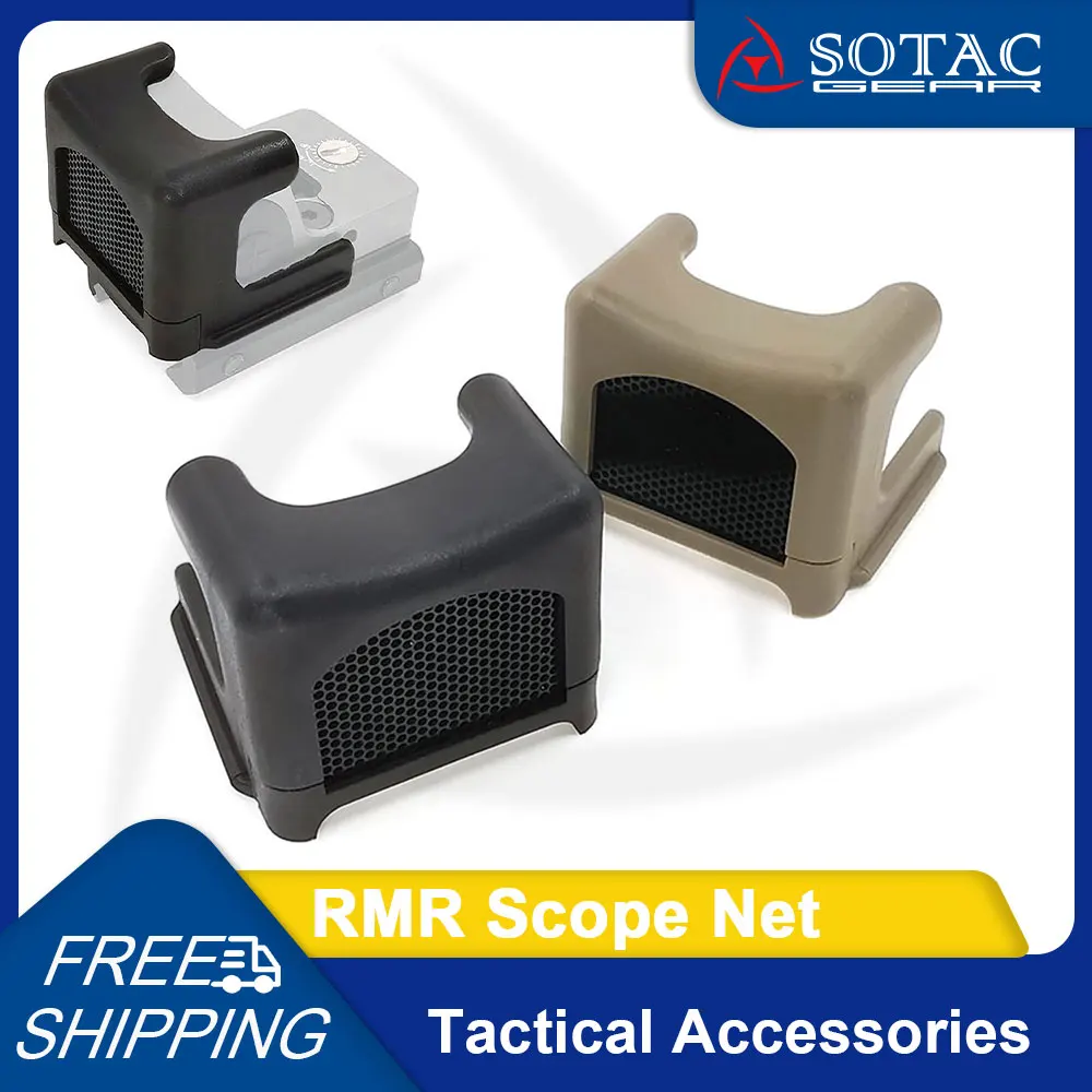 Tactical-RMR-Red-Dot-Sight-Cap-Cover-Protector-Mesh-Anti-Reflection ...