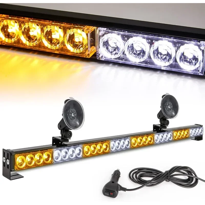 Traffic Advisor Light Bar 35.5 Inch 13 Flash Patterns 32 Led Warning ...