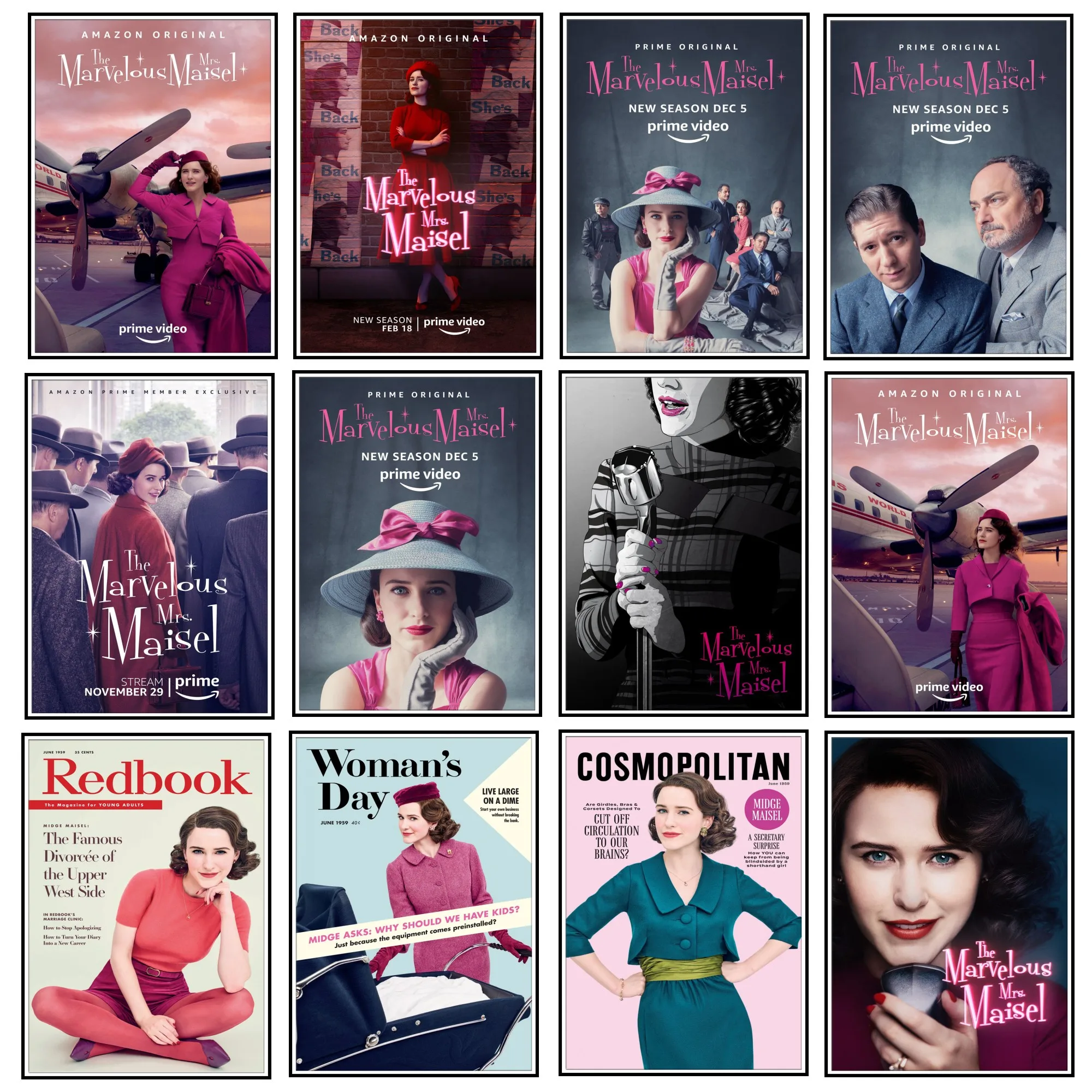 The-Marvelous-Mrs-Maisel-TV-Poster-White-Coated-Paper-Vivid-Color ...
