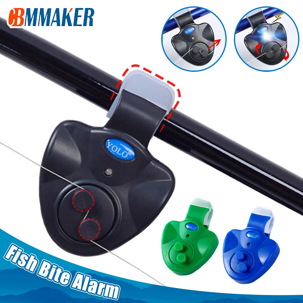 Fishing Fish Bite Alarm Electronic Buzzer On Fishing Rod With Loud ...