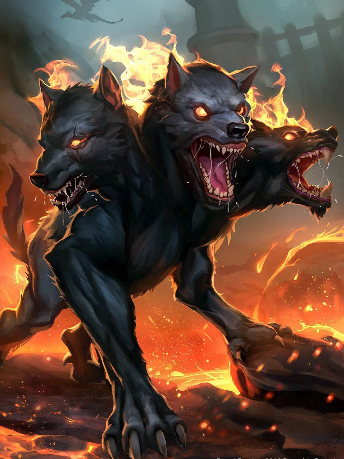 Hellhounds Greek Mythology