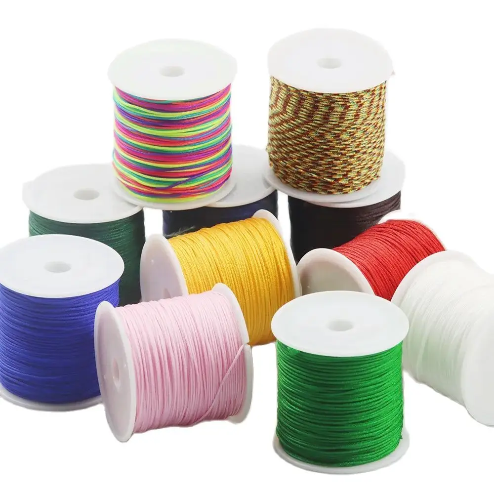 Cuerda-de-nailon-con-cuentas-hilo-de-jade-chino-pulsera-collar ...