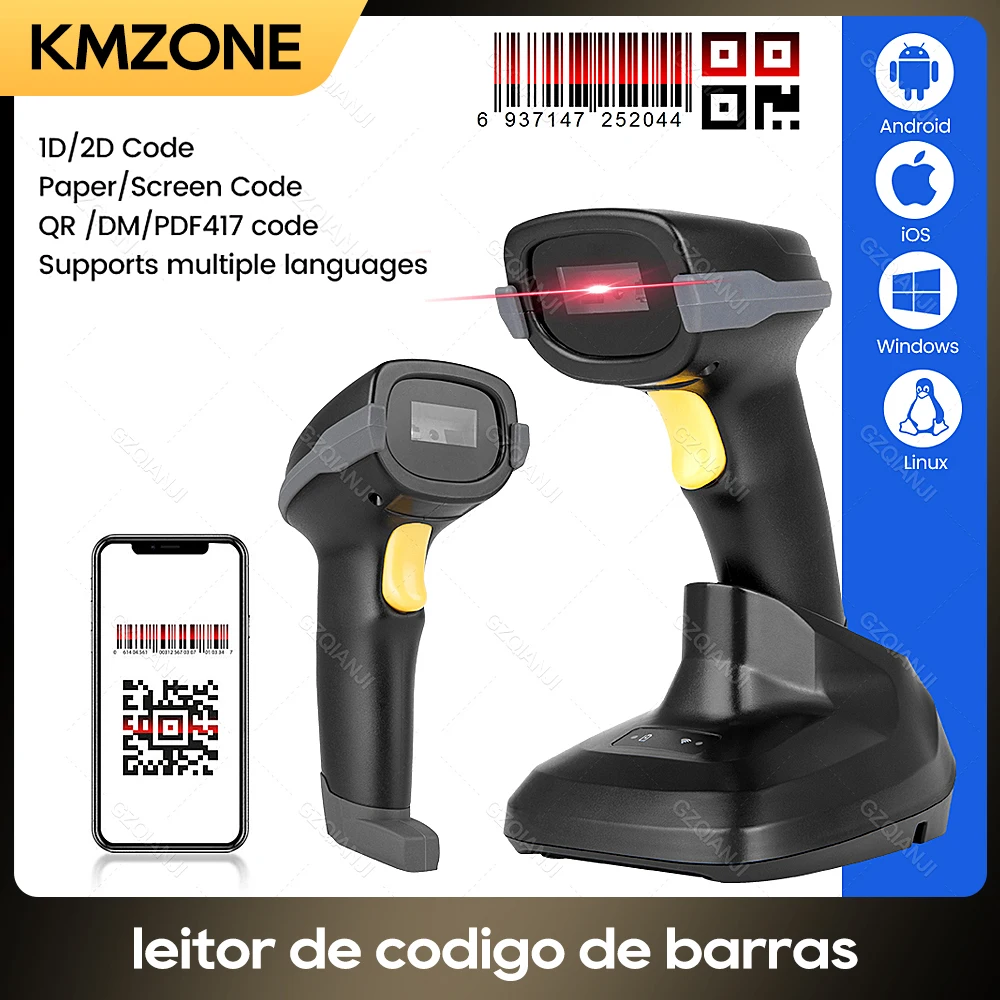 Bluetooth-Wireless-QR-Barcode-Reader-port-til-Bar-Code-Scanner-1d-Wired ...