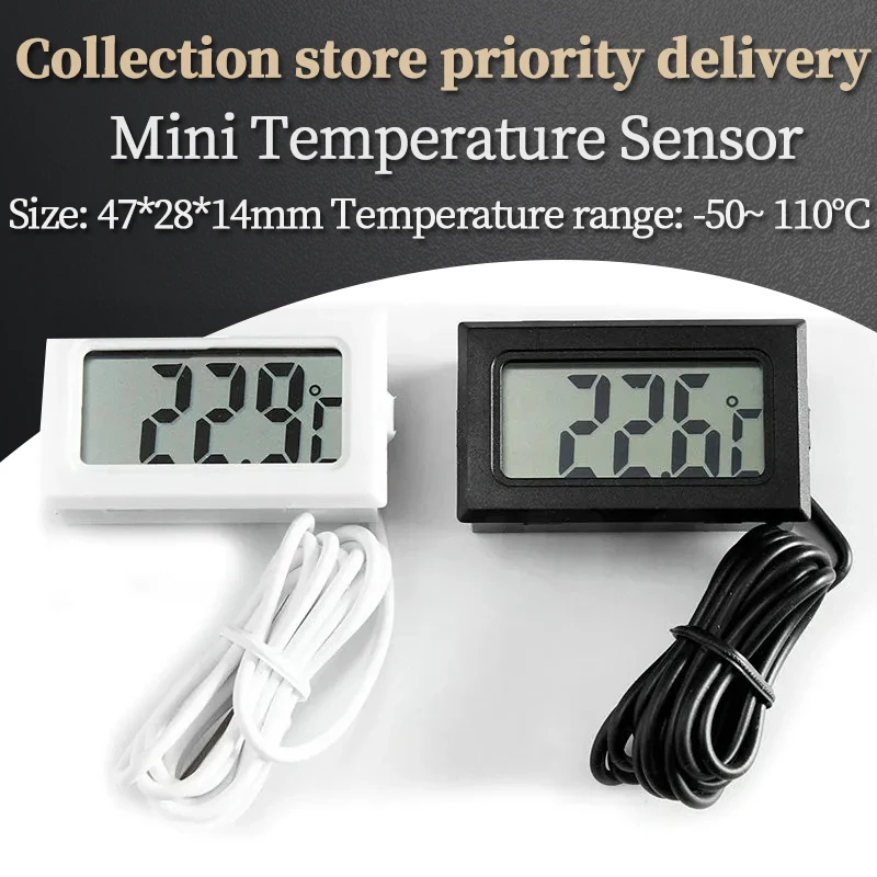 Mini Digital LCD Indoor Convenient Temperature Sensor Meter Thermometer ...