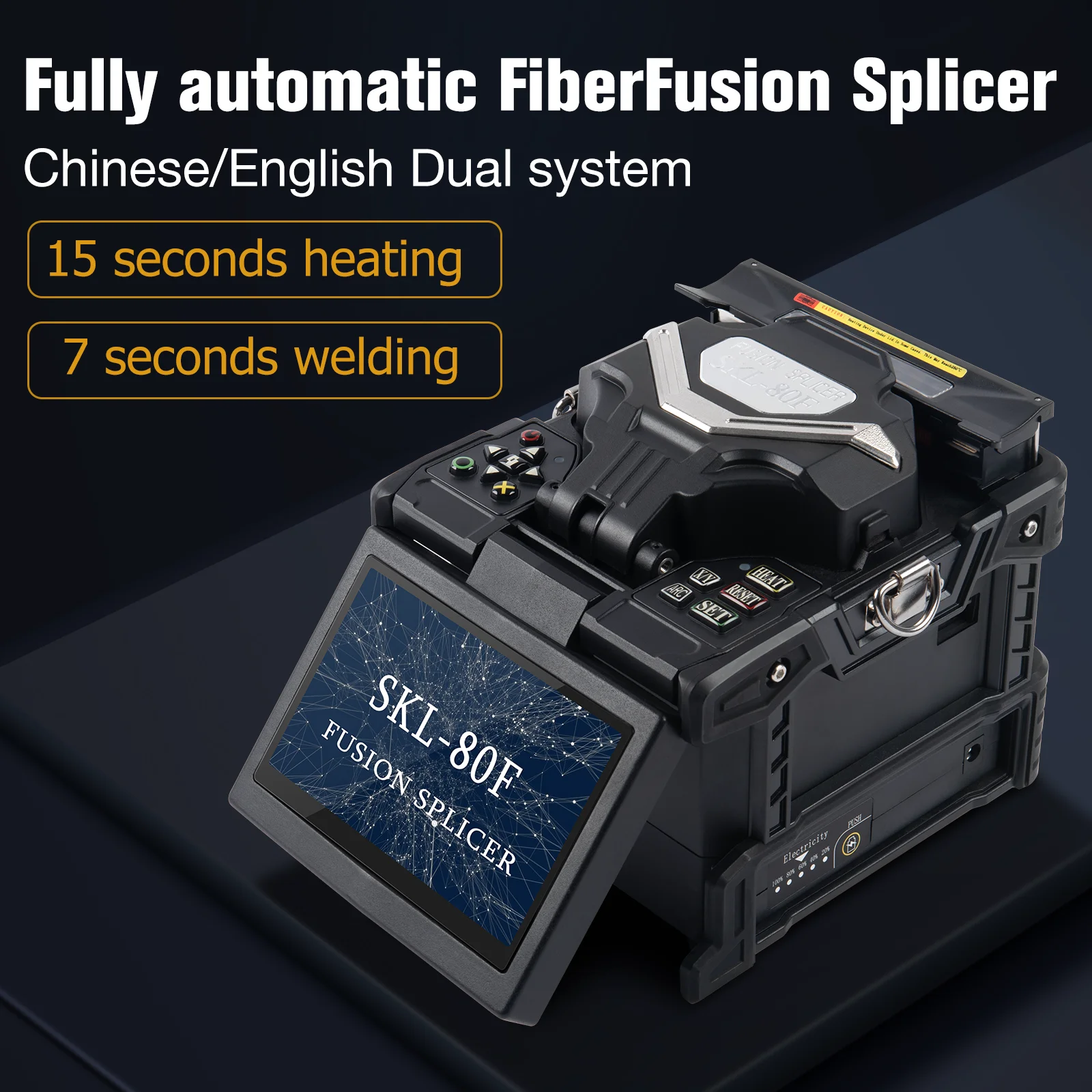 Sencollin-A-80F-fiber-fusion-splicer-fully-automatic-high-precision-hot ...