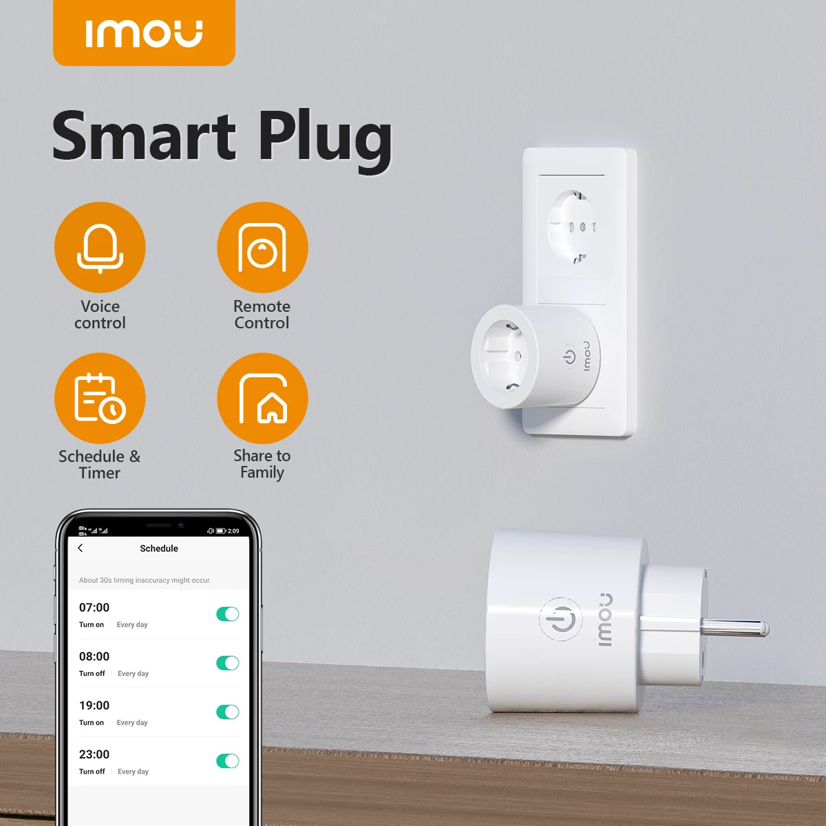 IMOU-CE1-Smart-Plug-App-Control-Power-Energy-Monitoring-Remote-Control ...