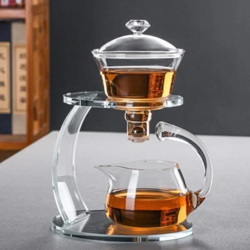 Glass-Magnetic-Tea-Set-Lazy-Person-Tea-Making-Tool-Automatic-Tea-Making ...