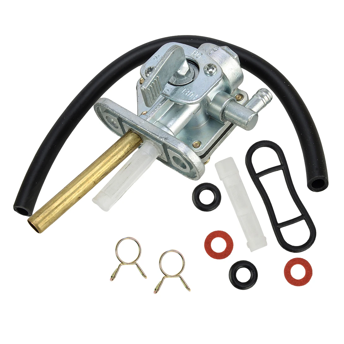 Fuel-Gas-Tank-Switch-Petcock-Valve-Gasoline-Tap-Hose-Gaskets-Kit-Fit ...