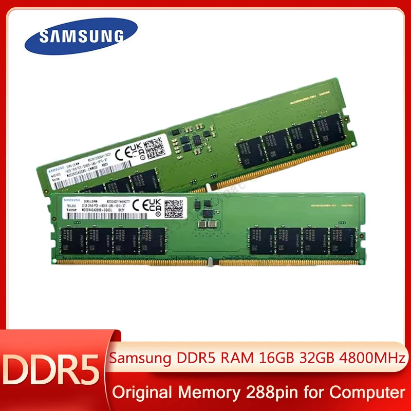 Samsung-DDR5-RAM-8GB-16GB-32GB-4800MHz-5600MHz-Desktop-Memory-Stick ...