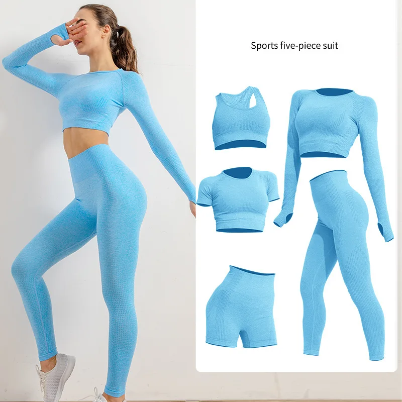 235pcs Seamless Eomen Yoga Set | Seamless Yoga Sets Expensive - Yoga ...