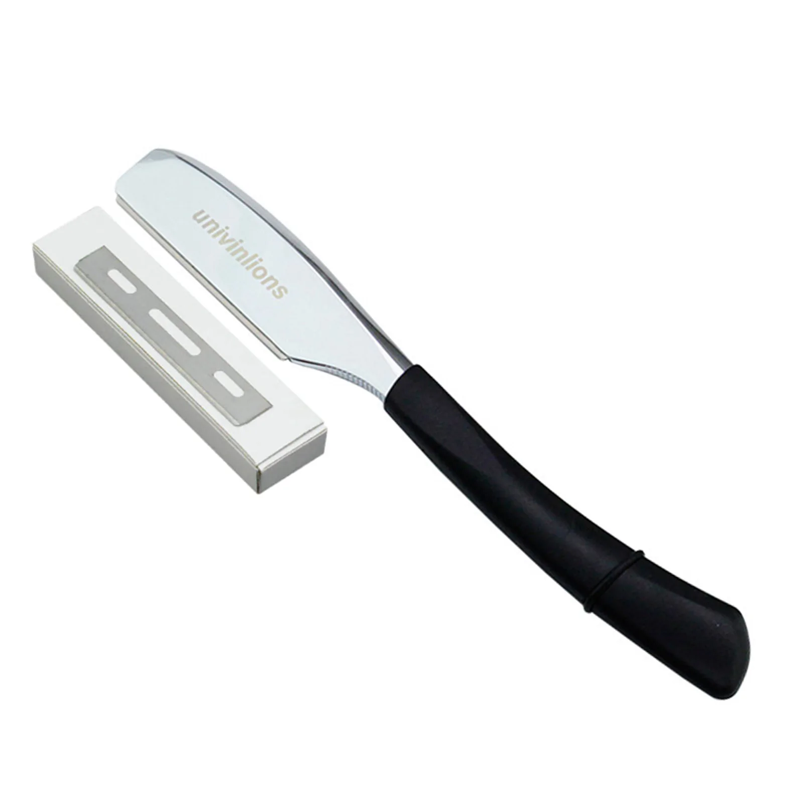 6" Univinlions Gold Silver 10 Blades Straight Razor Stick for Men Women ...