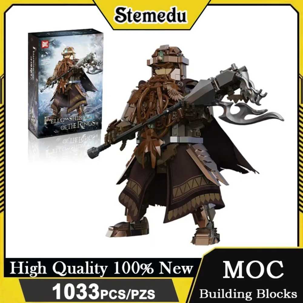 1033PCS Fantasy Dwarf Warrior Building Set Middle-earth Inspired Ring ...
