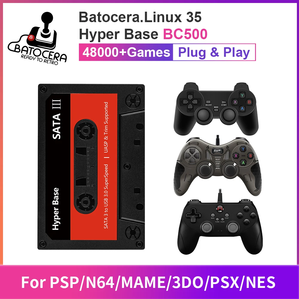 Batocera-35-linux-500G-Portable-External-HDD-Retro-Video-Game-Console ...