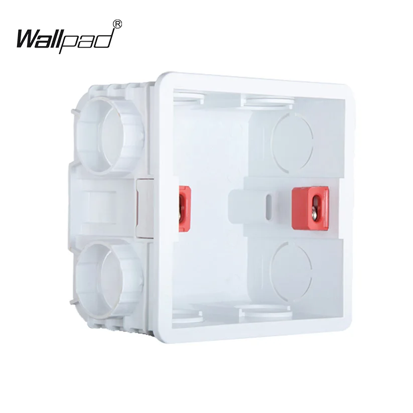 Wallpad-UK-EU-Switch-Socket-Universal-Junction-Box-3x3-Single-Wall ...
