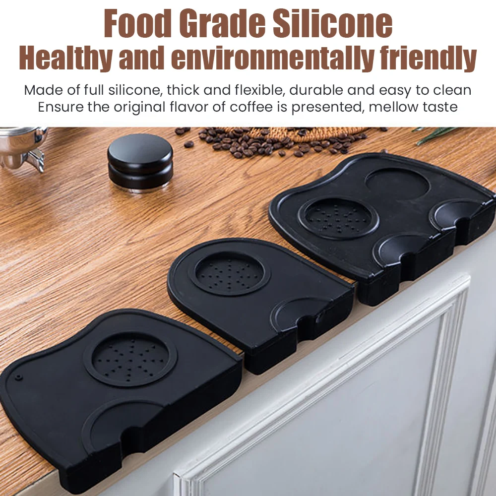 Silicone-Coffee-Powder-Pad-Non-slip-Coffee-Powder-Corner-Mat-Coffee-MAT ...