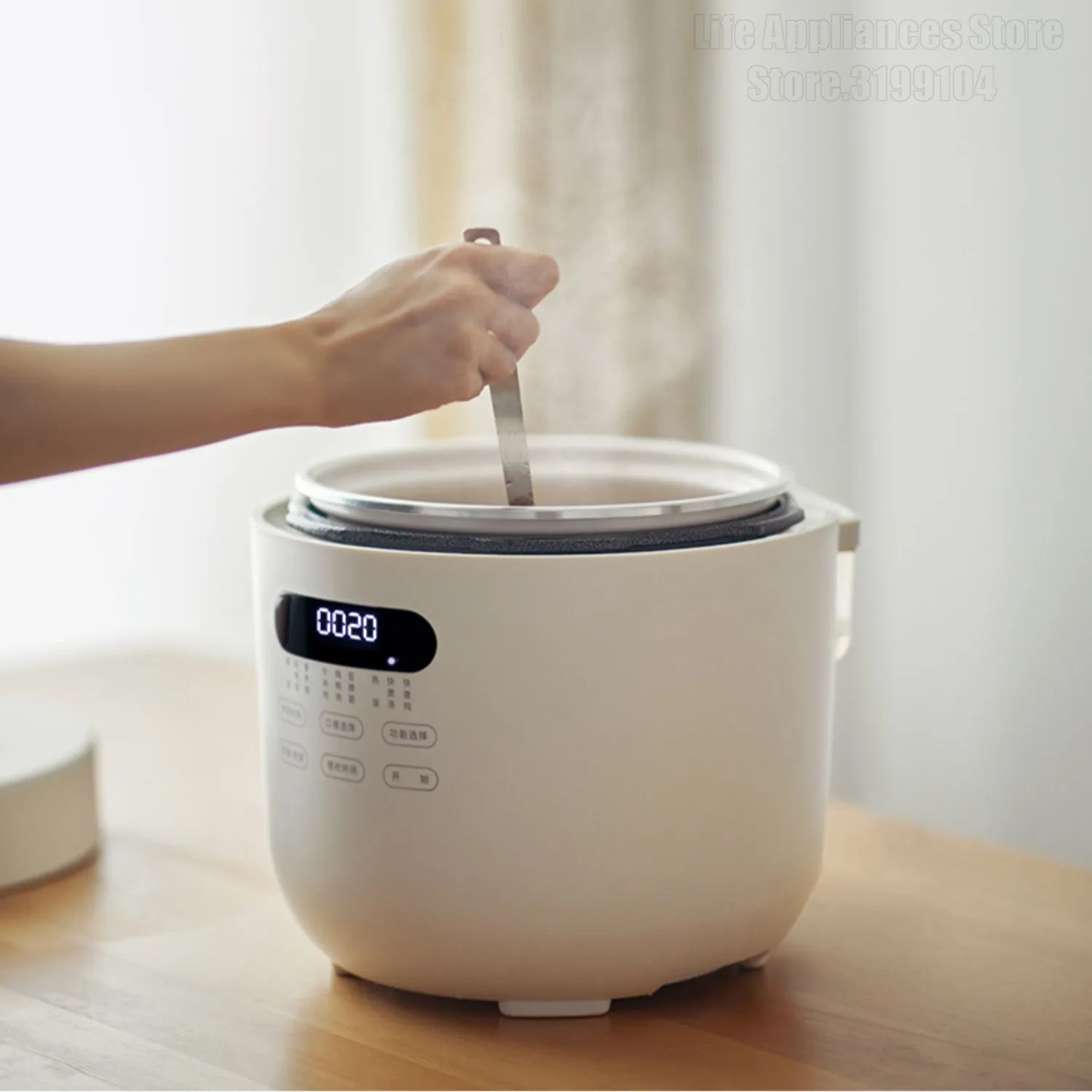 Olayks Pressure Cooker 5 Liters Non-Stick Liner Rice Cooker 24 Hours ...
