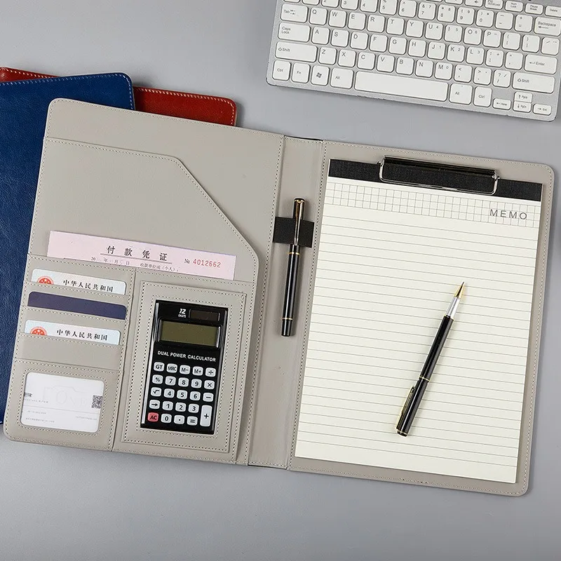 Executive-A4-Leather-File-Portfolio-Folder-Padfolio-for-Man-Business ...