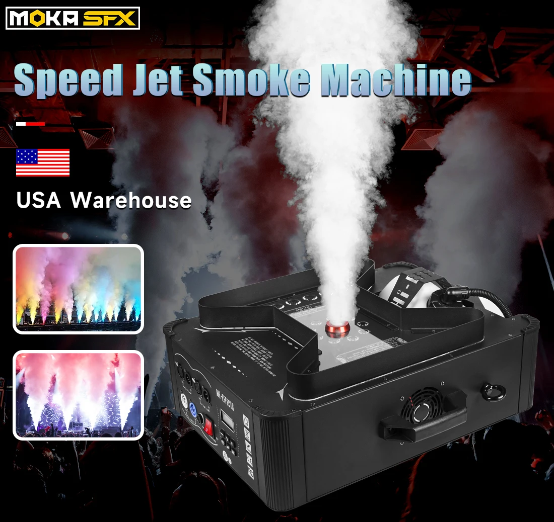 Moka Sfx Speed Jet Led Rookmachine Verticale Instant Stop Commerciële ...
