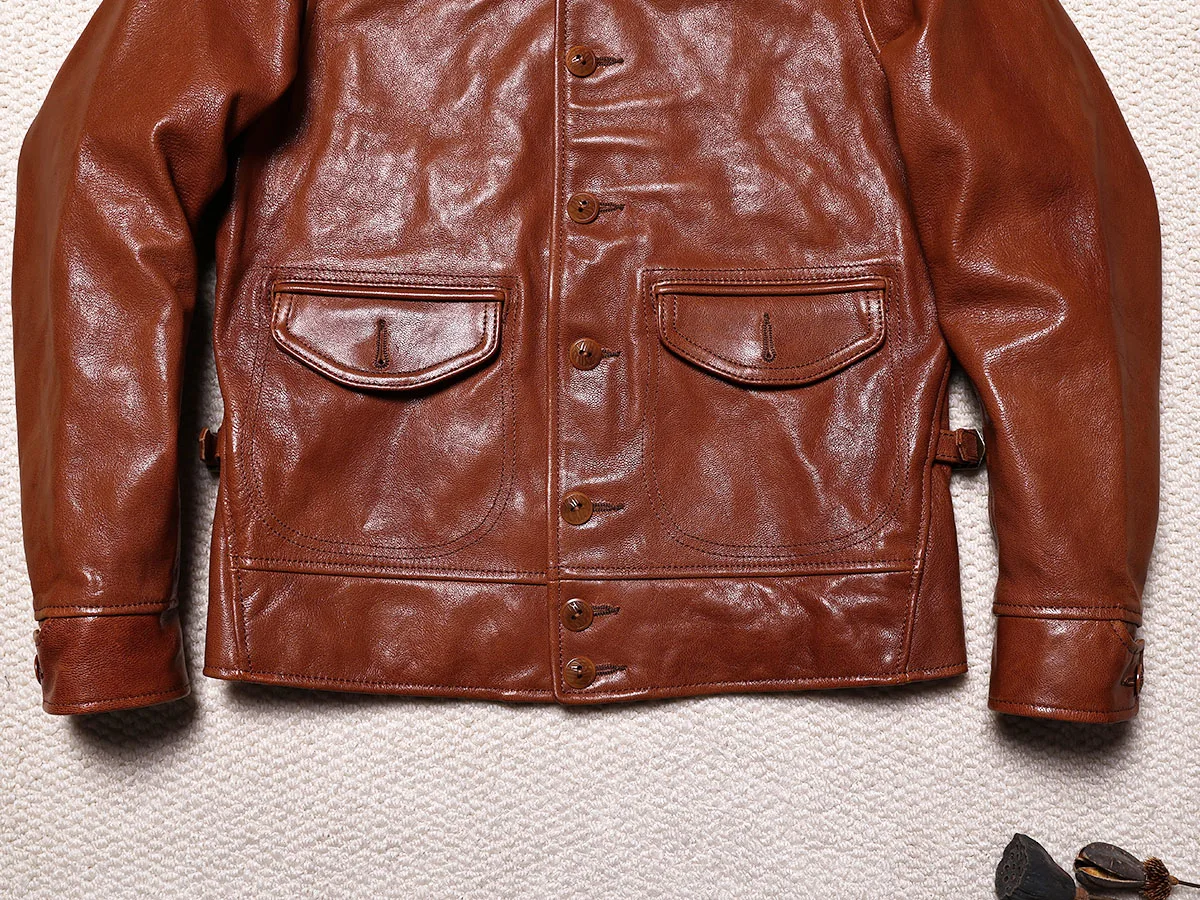 Tailor Brando American Vintage 1930S Cossack Jacket Full Grain Oiled