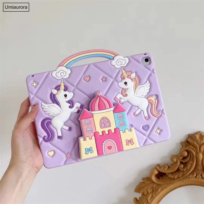 Kids-Cartoon-Unicorn-Tablet-Case-For-IPad-10-2-7th-8th-9th-10th-Gen-10 ...