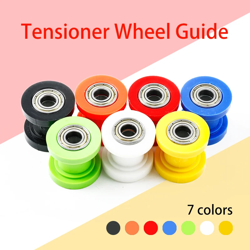 Motorcycle-8-10mm-Drive-Chain-Roller-Pulley-Wheel-Slider-Tensioner ...