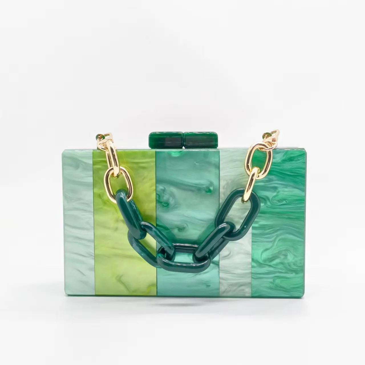 Luxury-Handbags-Acrylic-Evening-Bag-Green-Casual-Party-Clutch-Purse ...