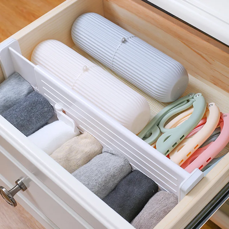 Retractable-Drawer-Storage-Divider-Multi-functional-Household-Wardrobe ...