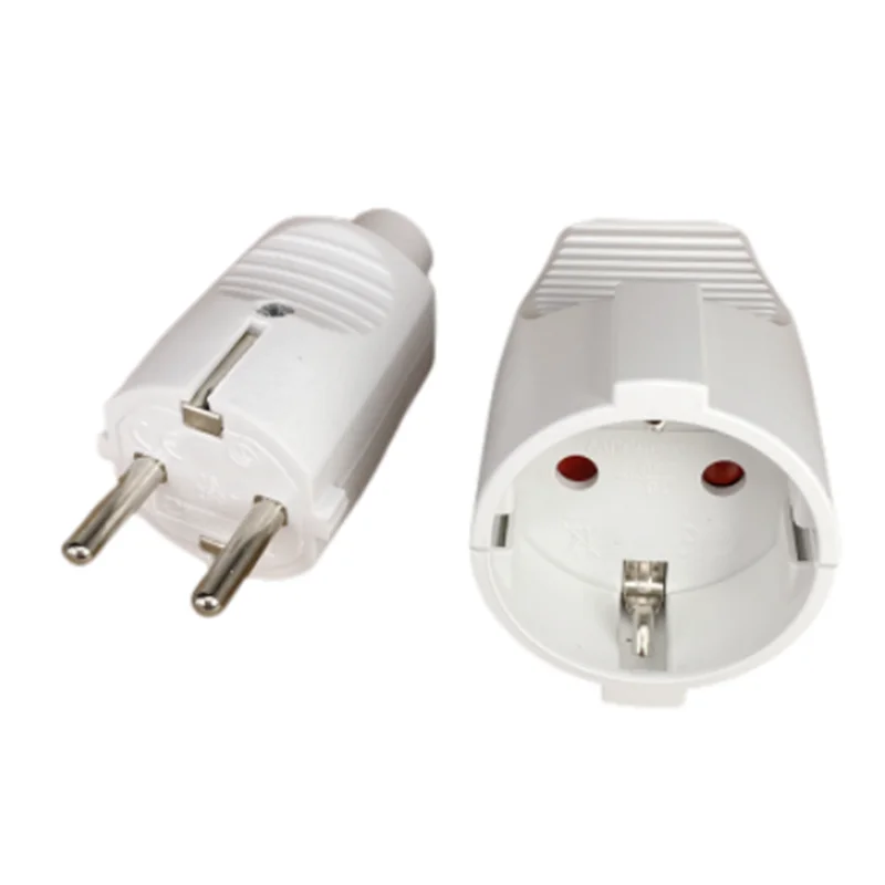 Euro German standard Extension Cord Connection Plug Male Female Butt EU ...