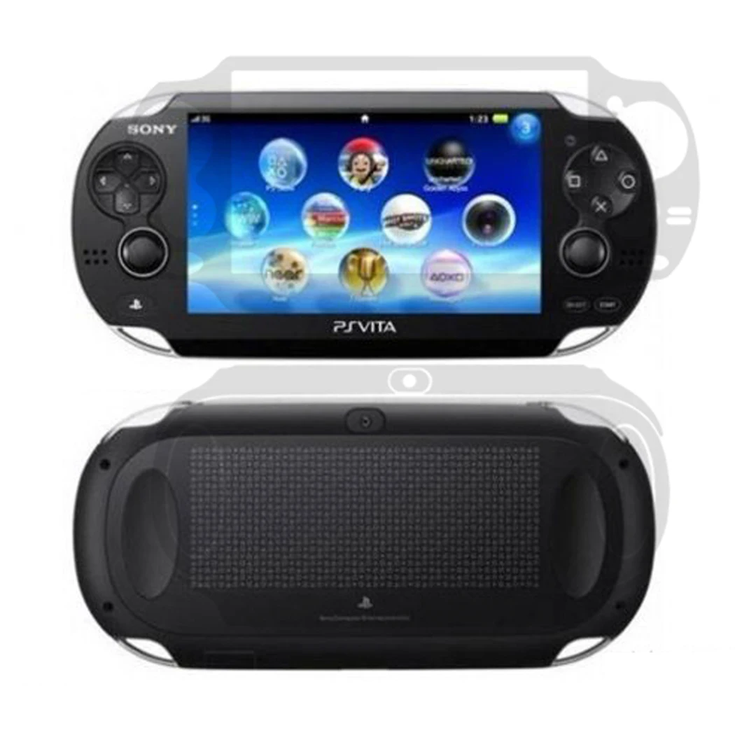 Transparent Clear Vinyl Skin Sticker Protector for Sony PS vita PSV ...
